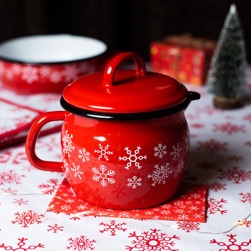 Metalac trbušasti lončić WINTER JOY 12cm/1.3lit